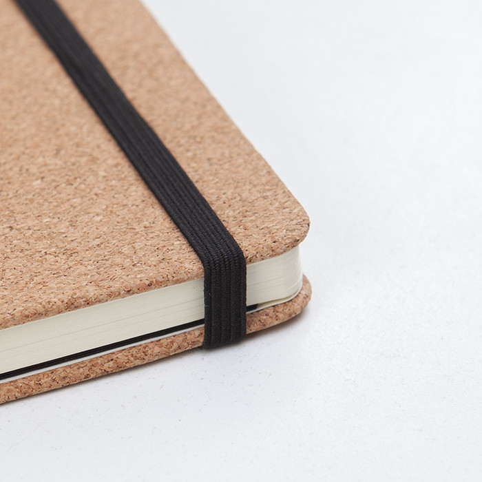 Mini bloc-notes en liège personnalisable