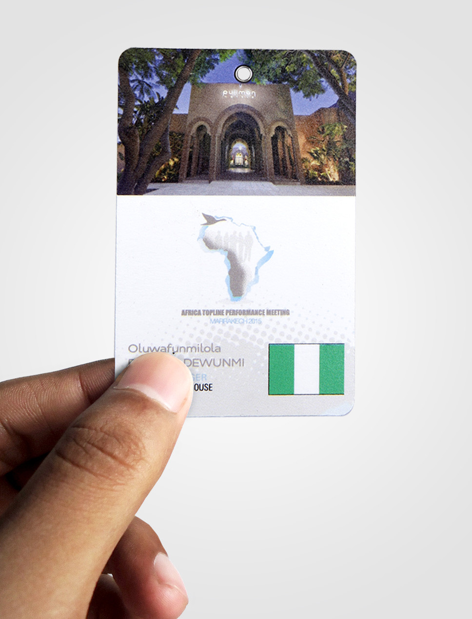 Impression badges PVC dakar